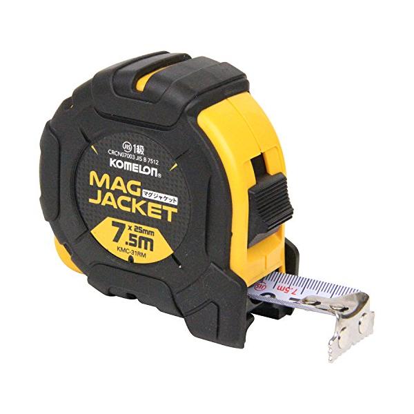 黒/長さ7.5 m/KMC-31RM・Size:長さ7.5 mPatternName:単品・パッケージ個数:1・種類:単品・梱包サイズ:13.5cm×5.0cm×11.5cm・テープ幅:25mm・長さ:7.5m