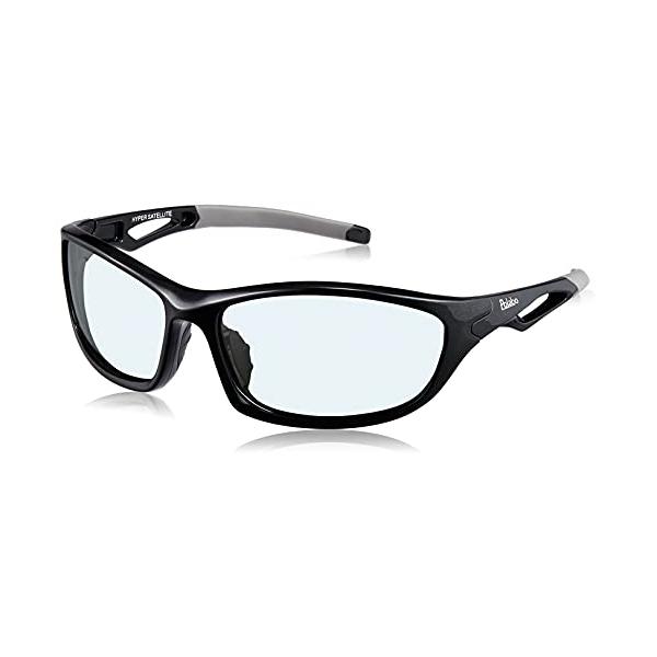 モダン・フレームカラー:パールブラック/グレー・レンズカラー:調光スモーク・偏光度:99パーセント以上・仕様:UVカット、ブルー光カット、調光偏光レンズ