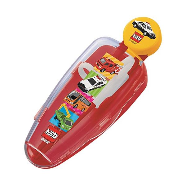 ・トミカ 【ケース】約136×65×45mm【箸】14.0cmカバー(キャラクター部分)を除く ADXT1S-A・・Color:トミカ・サイズ:箸の長さ=14cm(右手用) ケース=幅13.6×奥行6.5×高さ4.5cm・素材・材質:箸・カ...