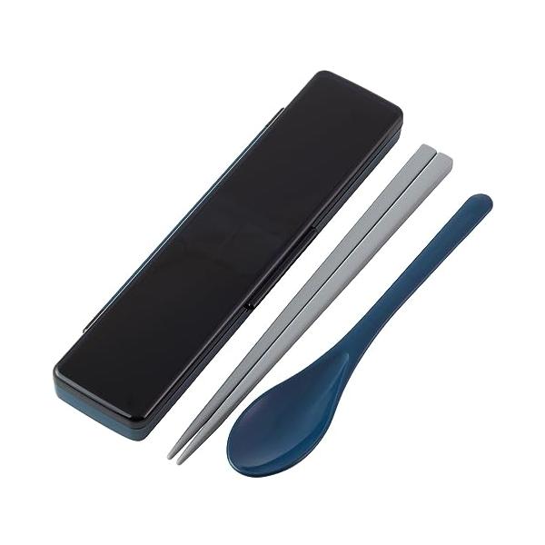 ・ミッドナイトブルー  CCS45SAAG-A・・Color:ミッドナイトブルー・サイズ:箸＝長さ21cm スプーン＝全長19.7cm ケース＝幅21.8×奥行5.5×高さ1.9cm・セット内容:箸＋スプーン＋ケース /生産国:日本・ケース...