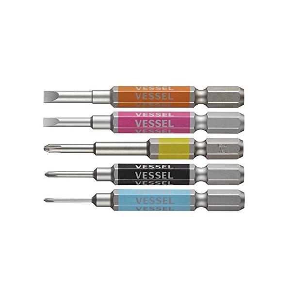 ・ 精密ビット入 5本組セット GS5P-03・・Size:精密ビット入 5本組セット・シャンク径:6.35mm・精緻な刃先加工で高い嵌合性を実現しました。・RoHS10物質対応・サイズ:+00/+0/+1/-3/-4×65(各1本)・入数:5本