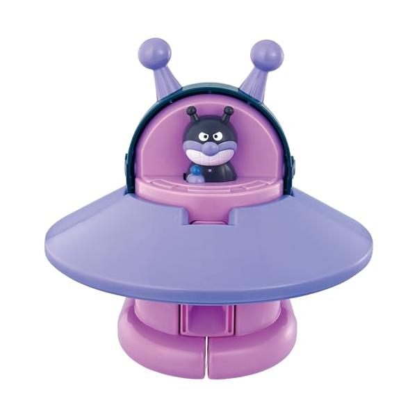 バイキンUFO DX・Style:バイキンUFO DX・『それいけアンパンマン』より、「チキチキ大変身ロボにれっしゃに３つにチェンジバイキンUFO DX」が登場・チキチキ音が鳴って楽しい変形玩具・「バイキンUFO」からお子様に人気のれっしゃ...