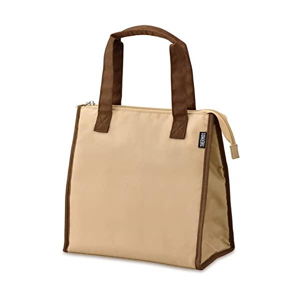 ボックス型ランチバッグベージュ/5 L ランチバッグ/RFC-005 BE・Style:ボックス型ランチバッグColor:ベージュSize:5 L ランチバッグ・パッケージ個数:1・口元が大きく開く保冷ランチバッグ。大容量タイプ・サイズ(約...