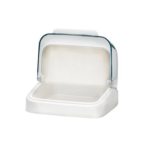 ・ホワイト 22.8×23.6×17.9cm 1218・・PatternName:フード22・サイズ:22.8×23.6×17.9cm・本体重量:0.526kg・材質:本体・フード/ポリスチレン、止め具/ポリプロピレン、取っ手・すべり止め・...