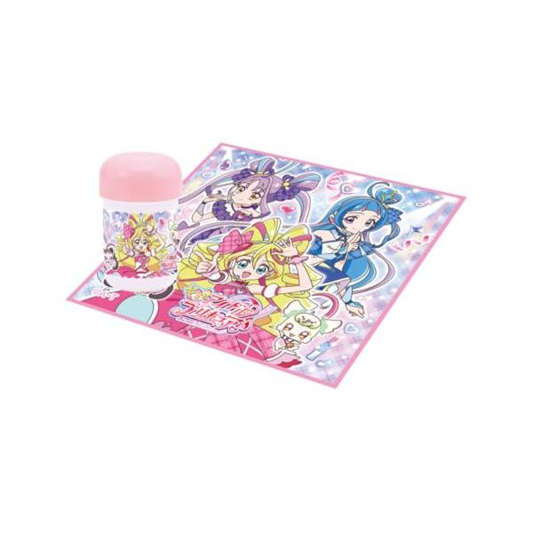 おしぼり&amp;ケースピンク、パープル、ホワイト/29×33cm/-・Style:おしぼり&amp;ケース・パッケージ個数:1・●生産国：日本・●こどもに人気のプリキュアシリーズ
