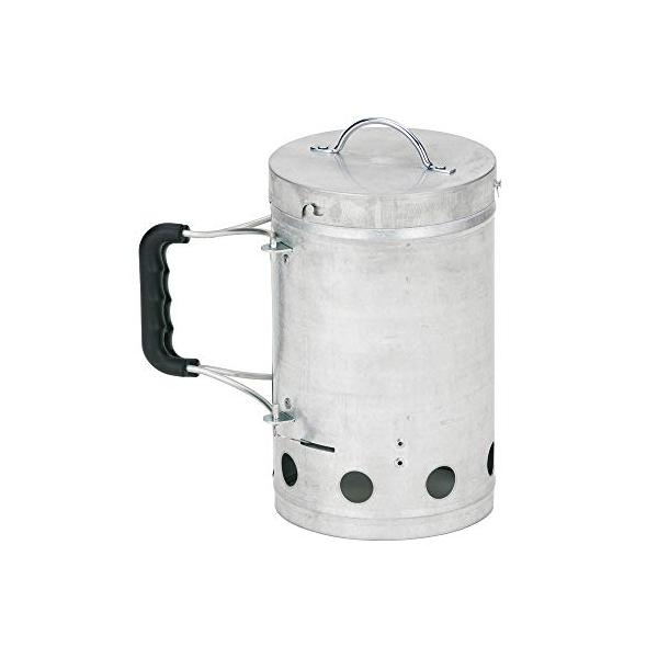 ・シルバー 27×16.5×29 FSK08-16・・PatternName:2WAY火消しつぼ・【サイズ】27×16.5×29cm　【商品重量】1.25kg・【素材】本体：スチール(亜鉛メッキ)、樹脂部：フェノール樹脂・２WAY火起こし火...