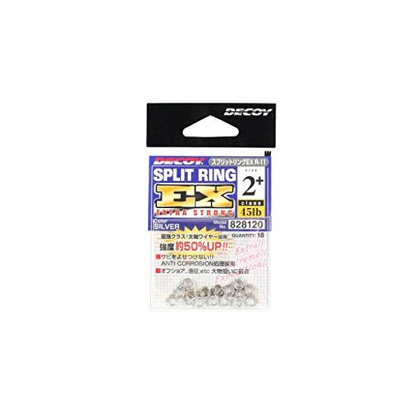 ・ #2+ R-11・入数:18個入り・クラス:45lb・不動態化処理（ANTI CORROSION）採用。・平打ち加工/太軸ワイヤー採用