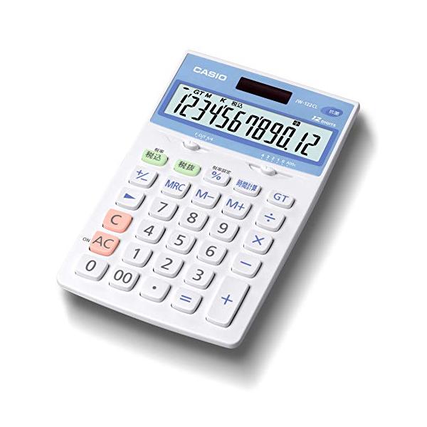 ジャストタイプ・ホワイト ジャスト JW-122CL-N・・Size:ジャスト・サイズ:176x107x25mm・清潔好きな方に。抗菌加工された抗菌シリーズ。・特大表示/税計算・時間計算機能/早打ち対応/12桁・デスクにピッタリ。操作性抜群...