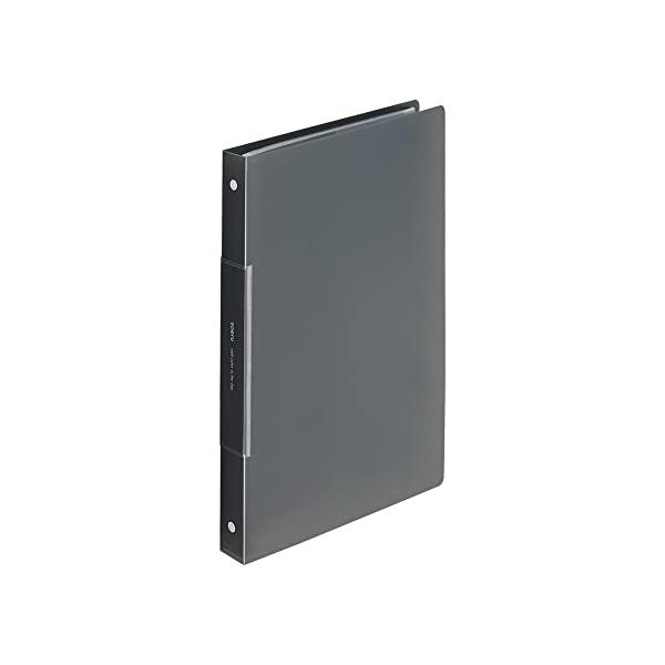 ポケット・スモークブラック ワンサイズ N8501-24・・Color:スモークブラック・【特長】クリヤーな樹脂製とじ具で、ポケットが交換できるクリヤーブック。・【寸法】幅253mm×奥行27mm×高さ314mm 【重量】285g・【サイズ...