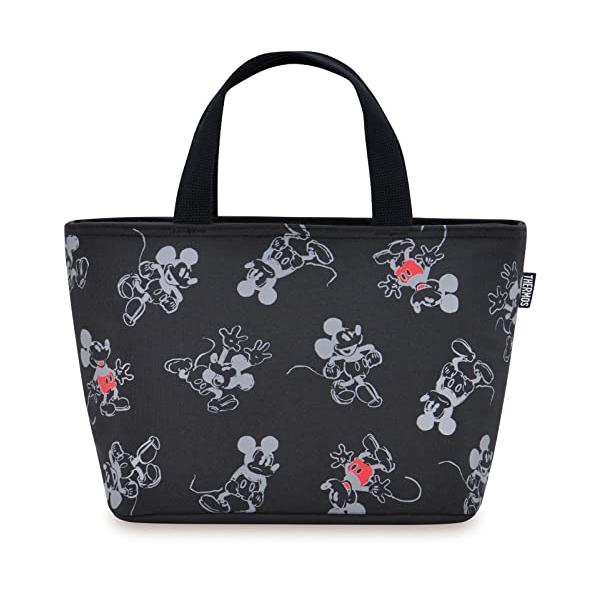 ミッキー ブラック/4L/RFF-004DS BK・Color:ミッキー ブラックSize:4L・パッケージ個数:1・しっかり保冷ができる4層断熱構造のランチバッグ。メッシュポケット付き・容量:約4L・本体サイズ(約):幅30×奥行き12×...