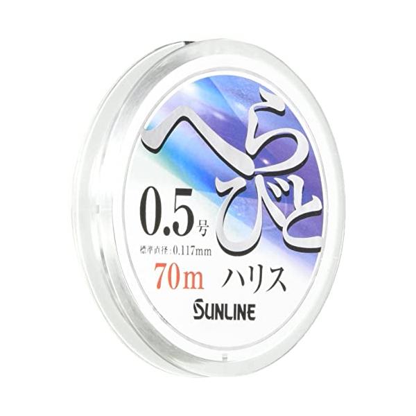 0.5号・ナチュラルクリア 0.5号 ・・Style:0.5号・号数:0.5号・長さ:70m・カラー:クリア・素材:ナイロン・糸径:0.117