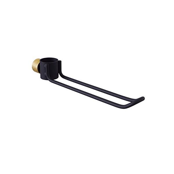 単品・ブラック 幅3.5×奥行22×高さ3cm D-HB-BK・・Color:ブラック・DRAW A LINEは、ベースアイテムである「Rod=1本の線」とアクセサリーを組み合わせて使用するプロダクトです。組み合わせ方は自由自在で、気軽にあ...