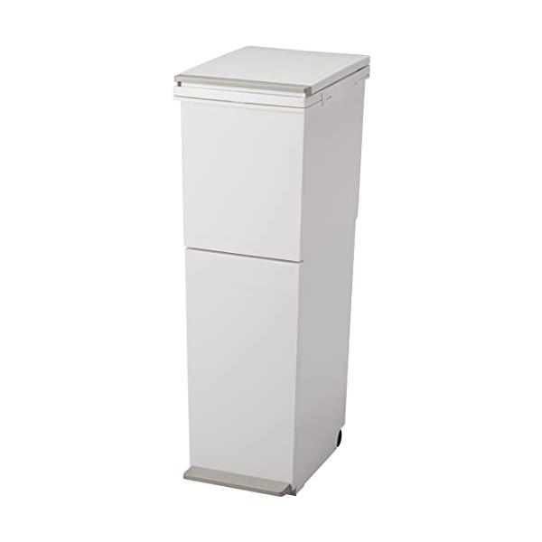 ホワイト/38L(NB)/6605・Color:ホワイトSize:38L(NB)・パッケージ個数:1・素材・材質:ポリプロピレン・幅26×奥行37×高さ79cm・フタ・上下本体・フレーム・袋止め・キャスター＝PP、ペダル・プッシュレバー＝P...