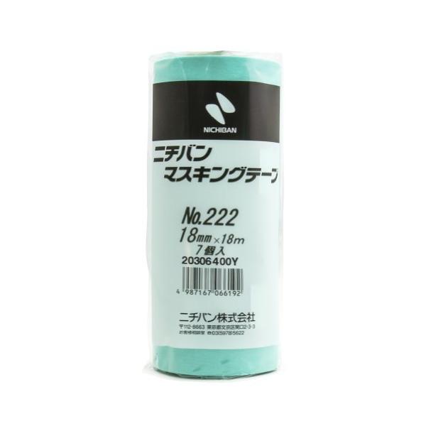 7巻入・グリーン 18mm(7巻入) 222H-18・・Size:18mm(7巻入)・【サイズ】幅18mm×18m巻 【入数】7巻入・【基材/粘着剤】和紙/アクリル系・【厚さ】0.086mm・【粘着力】1.05N/10mm・【引張強度】34...