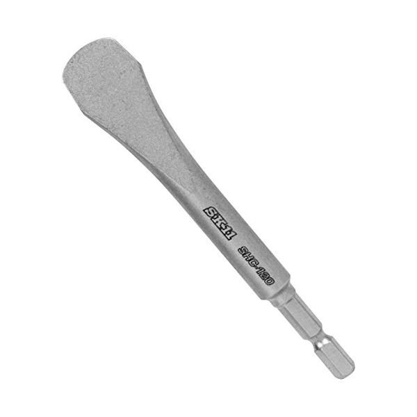 コインドライバー・ 刃幅18mm×全長120mm SHC-120・・Style:コインドライバー・用途:バッテリー液キャップ、カメラ三脚ネジなどのマイナスネジ回し・軸径:6.35mm六角軸・刃幅:18mm・全長:120mm・刃先形状:アール形状