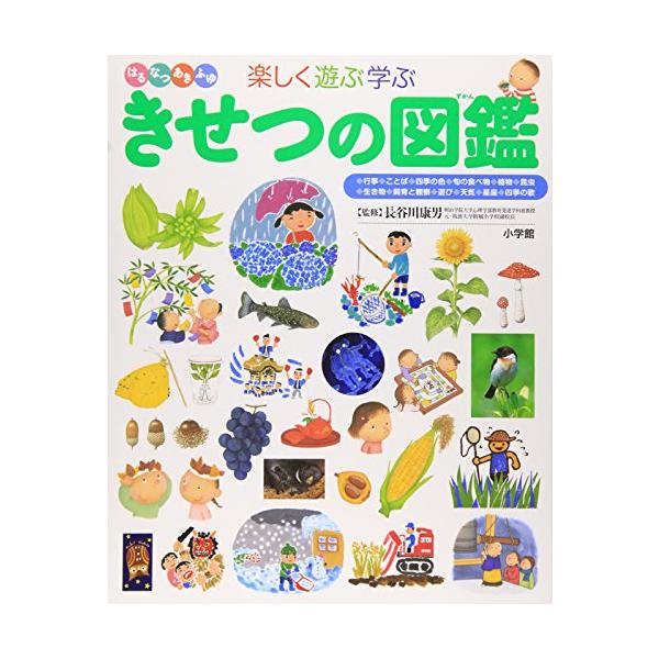 学力に直結する本格的「きせつ体験」図鑑  行事ことば四季の色旬の食べ物植物昆虫生き物飼育と観察遊び天気星座四季の歌 【きせつとともに 知育の芽をすくすくと伸ばす】 季節にまつわる一年の行事や暮らし、食べ物や自然など、 普段の生活から子どもた...