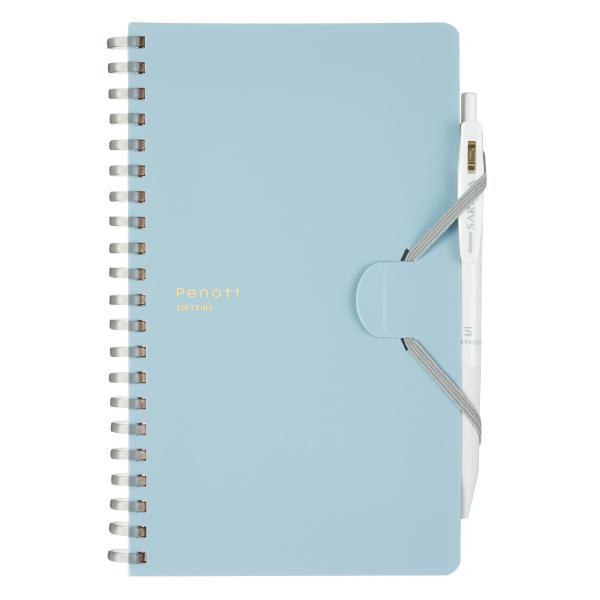 ・ブルー B6スリム ス-SP147S5-B・・Color:ブルーSize:B6スリム・ノートとペンをスマートに持ち運べるスリムサイズのソフトリングノート・【カラー】 青・【サイズ】 スリムB6(中紙：タテ182×ヨコ105mm)・【罫内容...