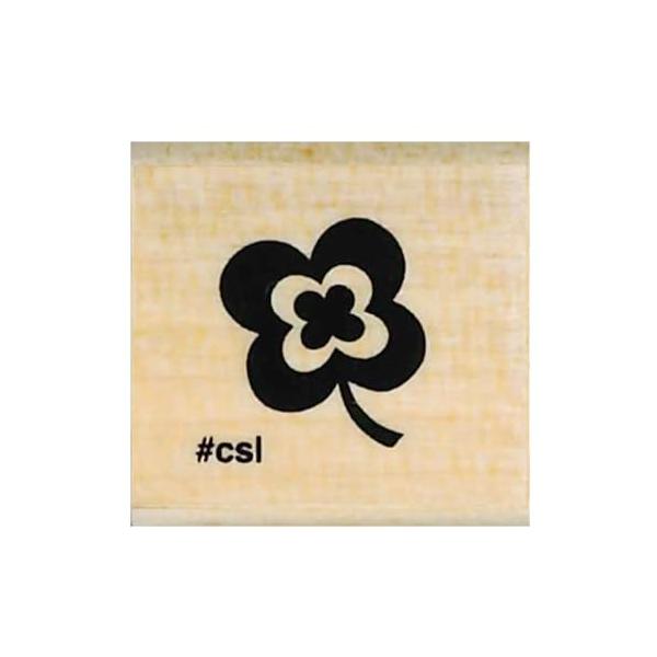クローバー/幅1.8×奥行1.8×高さ2.4cm/1530-023・Color:クローバー・パッケージ個数:1・人気のNアイラブスタンプシリーズ・みんなの「好き」をスタンプにしました・サイズ：幅1.8×奥行1.8×高さ2.4cm・木製 印面...