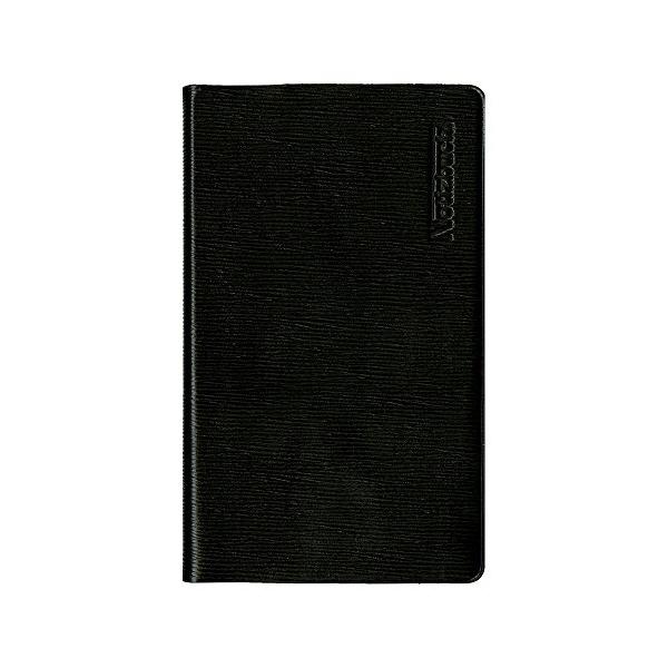 ミニマリスト・ブラック  A1071・・Color:ブラック・表紙の上品な風合いときれいなカラーが魅力・横罫7mm幅・19行 144P・150X91X9mm