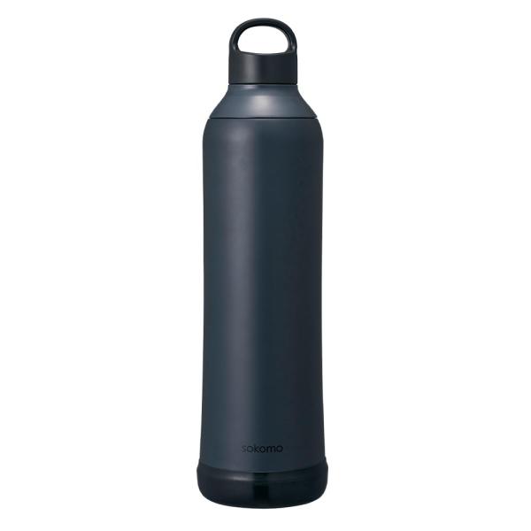 ベーシックボトル・ブラック 1000 ml SAMB1.0BK・・Color:ブラックSize:1000 mlStyle:ベーシックボトル・そこまで洗えるボトル。Sokomo（ソコモ）。・底が取り外し可能、中までしっかり洗えて衛生的に使えま...