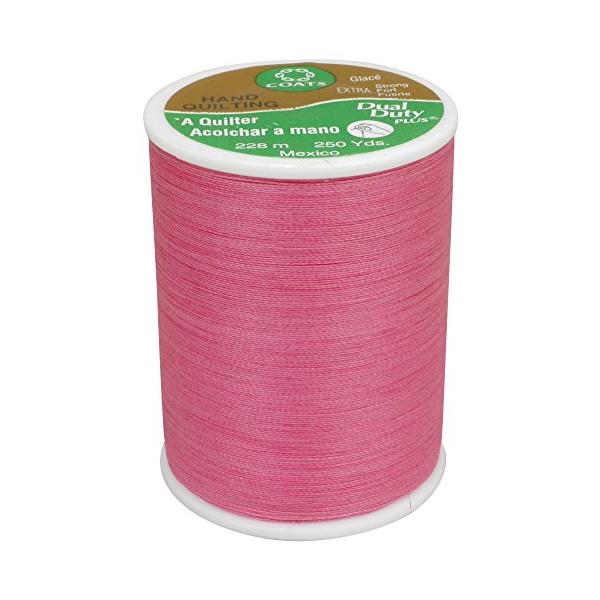 col.32B/-/01-0080・Color:col.32B・品質表示:ポリエステル68%・綿32%・番手:40番・糸長:228m・使用針:キルティング針9~12・用途:ハンドキルト、厚手の縫製やステッチ、ギャザー