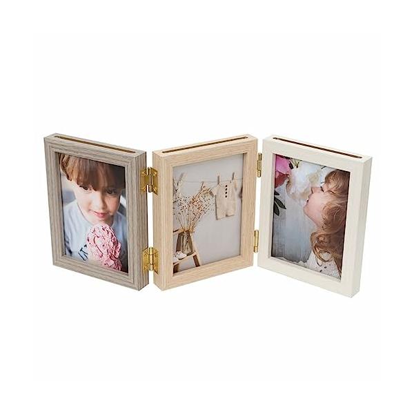 3連パターンA/L/L3レンA・Color:パターンASize:LStyle:3連・表裏の両面で写真を飾ることができるナチュラルな木製フレーム。Lサイズプリントを挟んだ透明な板を差し込むようにして収納できます。・写真以外にも切り抜きや押し花...