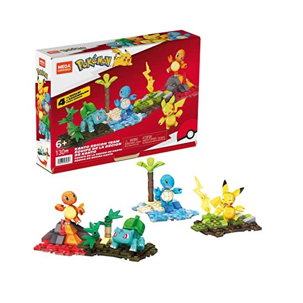 【1】カントー地方チーム・マルチ 小 HFG05・・Style:【1】カントー地方チーム・【内容】カント―地方のポケモンのセット。ピカチュウ・ゼニガメ・ヒトカゲ・フシギダネといったポケモン4種がセットになっています。合計130ピース。ポケモ...