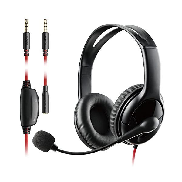 ブラック/両耳/HS-GM02STBK・Color:ブラックSize:両耳・パッケージ個数:1・PlayStation(R)4/5、NINTENDO SWITCH(TM)でのボイスチャットに最適。ゲームに集中できる軽量な両耳オーバーヘッドタ...