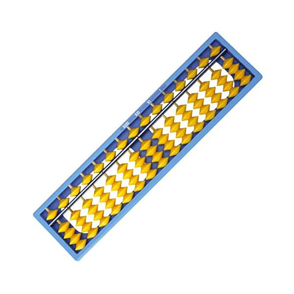 そろばん単品・  US-15・・Style:そろばん単品・【特長1】玉が大きく初心者でもはじきやすい・【特長2】見やすい黄色玉、新鮮なイメージの青色の枠を採用・【特長3】位取りシール付きで理解しやすい・【材質】枠部：ABS樹脂／玉：スチロー...