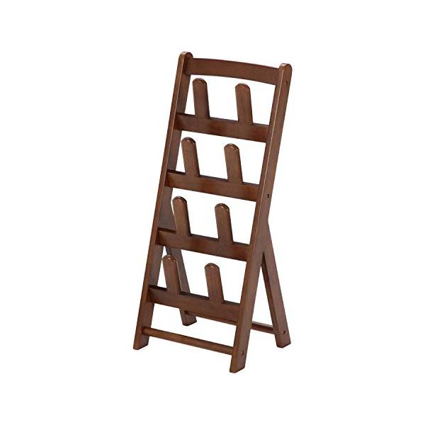 ナチュラル・ブラウン  95781・・PatternName:ラック 木製・サイズ:幅:27.5×奥行:23×高さ:64cm・本体重量:2kg・本体:天然木・原産国:ベトナム