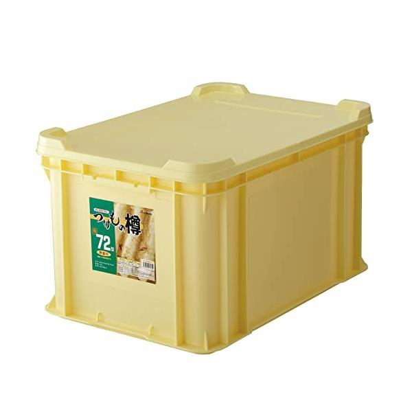 角型 本体アイボリー/72L/171744・Size:72LStyle:角型 本体・パッケージ個数:1・長物野菜がそのまま漬けられる、角型タイプのつけもの樽。・[サイズ]約62.9×43.6×高さ36.7cm・[容量]約72L