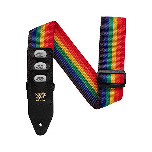 ピックホルダー付レインボー/0/P04188・Color:レインボーStyle:ピックホルダー付PatternName:単品・パッケージ個数:1・数多くのギタリストに愛用されているアーニーボールのギターストラップ。・ストラップのフロント・エ...