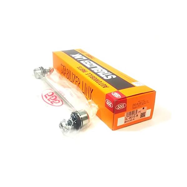 モダン黒/銀/-/SL-B010-M・パッケージ個数:1・品番:SL-B010-M・適合車種:MAZDA FAMILIA 2000- BJFP FRONT R/L・made in japan・スタビライザーリンク 265MM ナット(2)