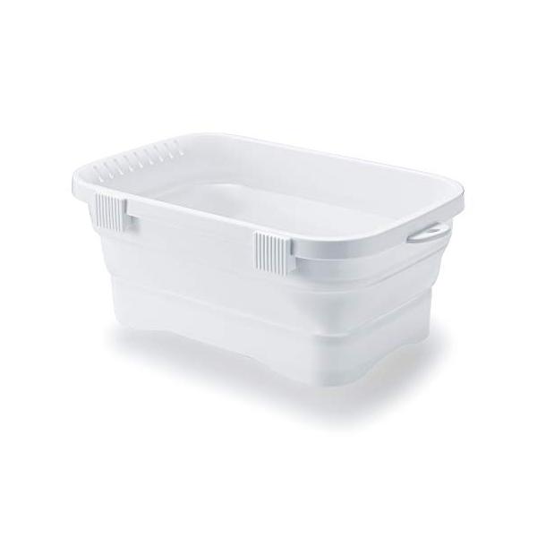 単品・ホワイト 6.6L I-590・・Size:6.6LStyle:単品・容量:6.6リットル・材質:本体・水抜き栓/熱可塑性エラストマー、枠・底/ポリプロピレン・折りたたみ時/37.8×24×5.2cm・サイズ:37.8×24×14.7...