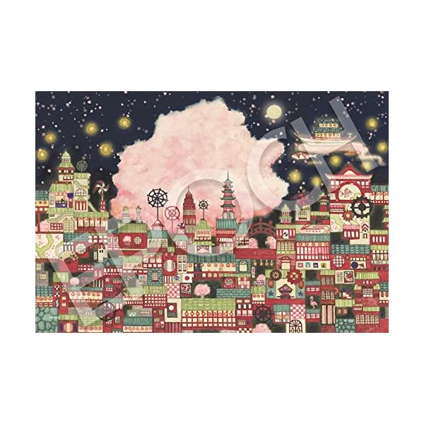 1053スーパースモールピース・夜桜幻楼  31-525・・Color:夜桜幻楼Style:1053スーパースモールピース・独自の世界観で私たちをワクワクさせてくれる西村典子の「空想の街」。空想の世界に浸りながらおうち時間がじっくり楽しめま...