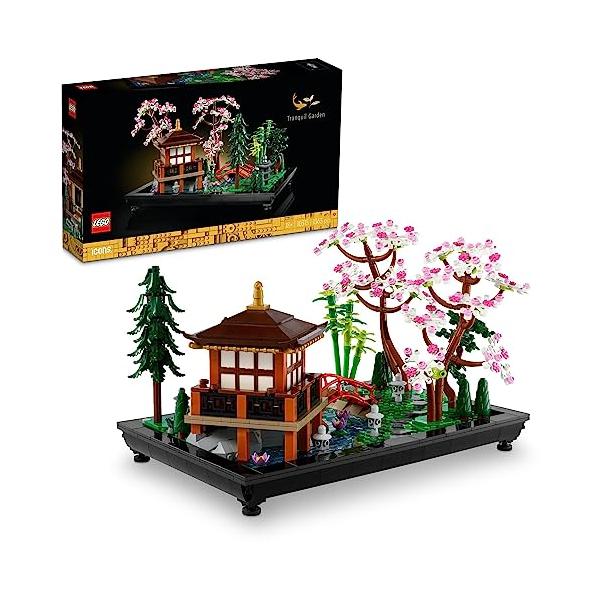 禅ガーデン・  10315・・Style:禅ガーデン・美しい庭園づくり ? 組み立てながらマインドフルネスを実感できるレゴアイコン 禅ガーデン(10315)・セットの内容 ? 書院、太鼓橋、遣水、鯉、水蓮、植栽、石組、石灯籠などを配した禅ガ...