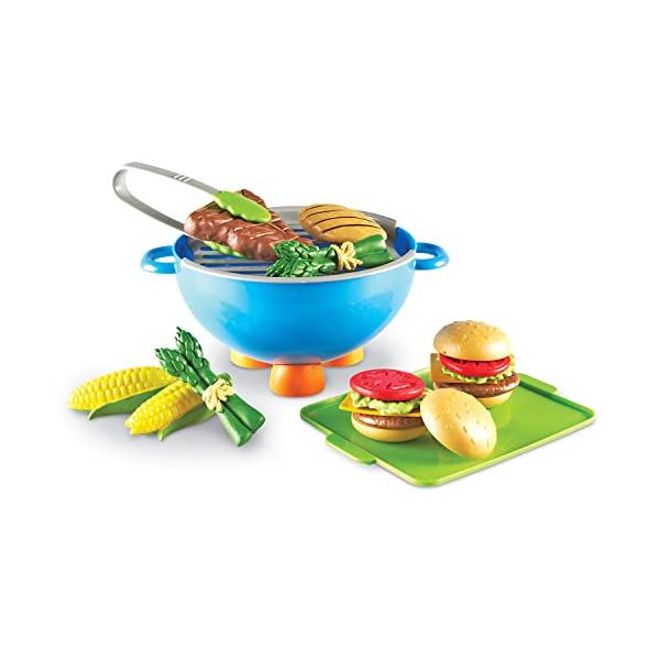 バーベキューセット/-/LER9260-D・Color:バーベキューセット・パッケージ個数:1・世界80カ国以上で愛されるラーニングリソーシズ (Learning Resources) の本格ままごとシリーズ。室内はもちろん、お庭などの屋外...