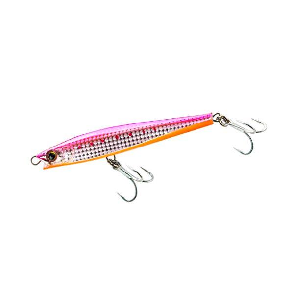 95mm・HPI(ピンクイワシ) 95mm F1196-HPI・・Color:HPI(ピンクイワシ)Style:95mm・重量:40g・リングサイズ:#4・フックサイズ:#3・飛距離:100mオーバー・レンジ:ALL RANGE