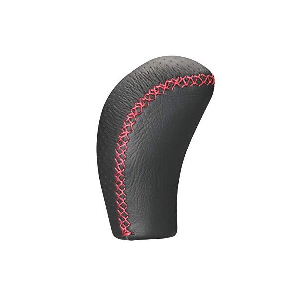 ・レッド H82×W42×D55(mm) RA127RE・・Color:レッド・生産国:日本・●本革巻きで400gのヘビーウェイトシフトノブ●2段階高さ選択機構