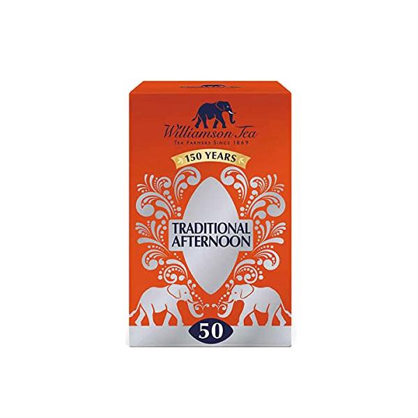 ・茶色 50袋 (x 1) FG0403WT・原材料:紅茶・商品サイズ(高さx奥行x幅):145mmx70mmx90mm