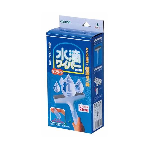 ホワイト/1個 (x 1)/CS329・パッケージ個数:1・サイズ:幅×奥行4.1×高さ28.7cm・材質:ヘッド:ポリプロピレン、水切り・ヘラ:塩化ビニル樹脂 タンク:ポリプロピレン、ポリエチレン・原産国:中国・サイズ:拭き幅約21cm、...