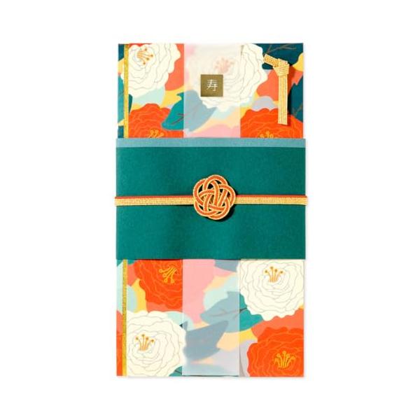 ジャパニーズBOTAN/縦180mm 横100mm/LSF2-07・Color:BOTANSize:縦180mm 横100mmStyle:ジャパニーズ・パッケージ個数:1・【セット内容】本体×1中袋×1短冊×3(寿／御祝／無地) 短冊用両面...