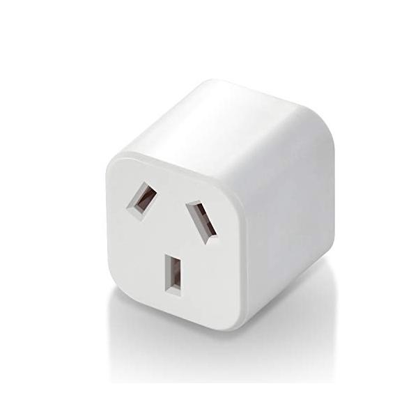 Oタイプ・ホワイト  T-NHPAO2WH・・Style:Oタイプ・オーストラリア、ニュージーランド、フィジー、サモア、トンガなどで使われるOタイプコンセントプラグを日本国内向け形状のコンセントプラグに変換できるアダプタ。・海外の形状のコン...