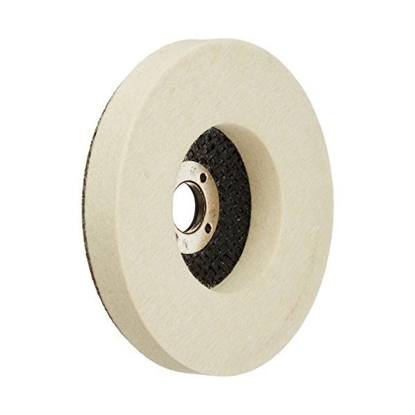 ・  0032-4104・鏡面仕上げ用。金属の鏡面仕上げ、つやだしに最適。・外径:100mm、取付穴径:15mm・適用機種:100mmディスクグラインダ、100mmコードレスディスクグラインダ・コードNo.0032-4104