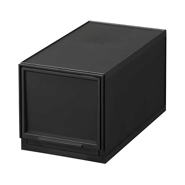 モジュールケースブラック/スリムM/D2SC-MSBK・Size:スリムMColor:ブラック・パッケージ個数:1・スルッと引き出せて、スキッと閉まる機構・お好みに合わせて積み重ね可能です・キッチン・子供部屋・トイレ・リビング・玄関・洗面所...