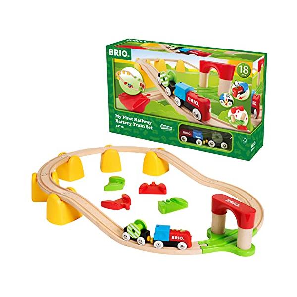 ・バッテリーパワーレールセット 33710  33710・・Color:バッテリーパワーレールセット 33710・【マイファーストシリーズ】1歳半のお子様から楽しめるマイファーストシリーズ。山のブロックやアーチトンネルが入ったレールセットで...