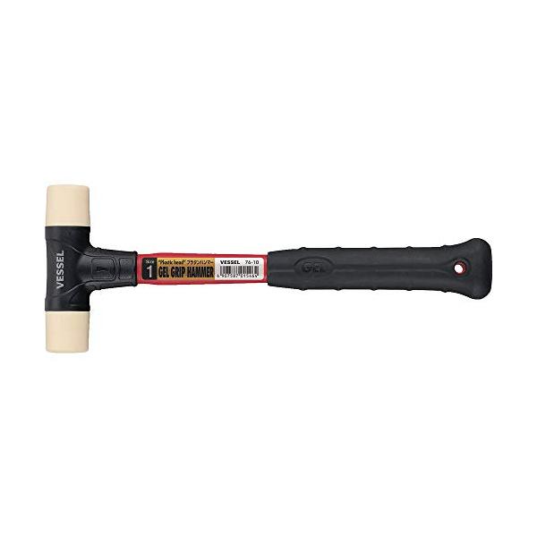 プラスチックヘッドタイプ・  76-10・・Style:プラスチックヘッドタイプ・呼称：1ポンド●頭径(mm)：32●頭長(mm)：120・全長(mm)：315●重量(g)：430●ヘッド交換可能。・交換用替頭：No.076110、76-1...