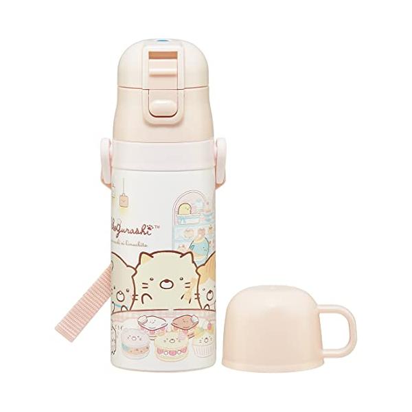 すみっコぐらし/350 ml/SKDC3-A・Color:すみっコぐらしSize:350 ml・パッケージ個数:1・容量:直飲み時＝420ml コップ使用時＝350ml・サイズ:直径6.8×高さ（コップ時）20cm・（直飲み時）21cm/原...