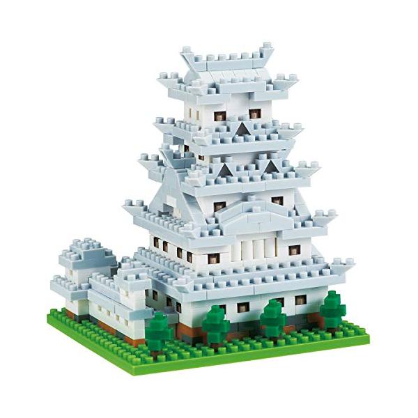 ・ ワンサイズ NBH_197・・PatternName:単品(姫路城)・ミニサイズブロック・難易度:3・ピース数:490・対象年齢:12才以上・情景コレクションで歓迎の「姫路城」がバージョンアップして再登場。