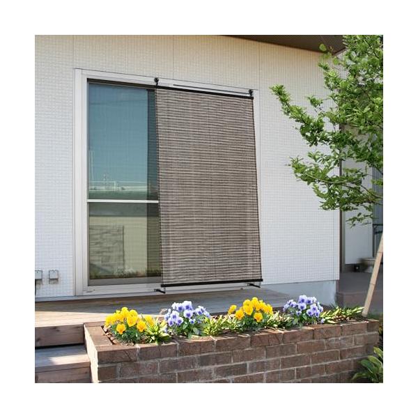 洋風ブラウン/3）1×1.8m/JS-1018BR・Size:3）1×1.8m・サイズ:約 100×1.3×180cm・材質:生地:ポリエチレン、桟:塩化ビニル樹脂、キャップ:ナイロン・重量:約0.55kg・構造:完成品・原産国:中国